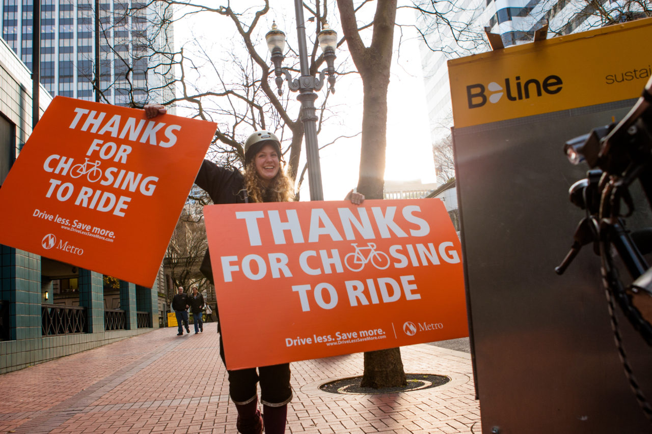A Rider's Exit and Experience - B-Line Delivers